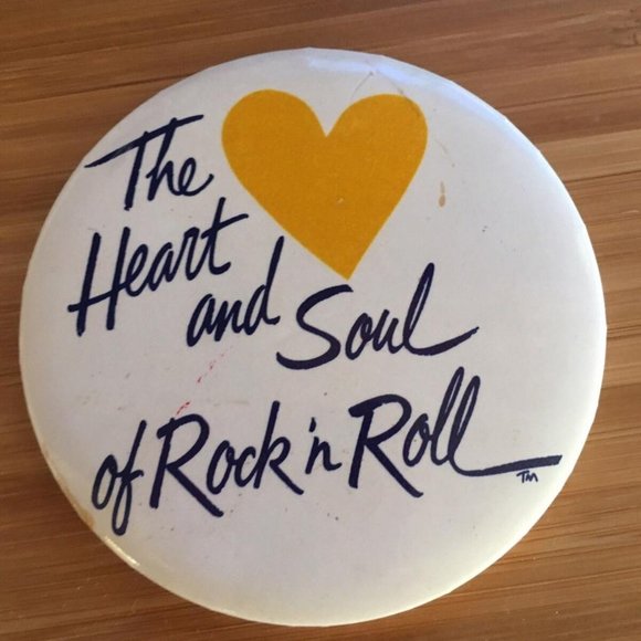 Jewelry | Vintage The Heart And Soul Of Rock N Roll Pin Collectible ...